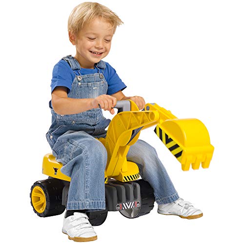 BIG Power Worker Maxi Digger Excavator Vehicle , Yellow