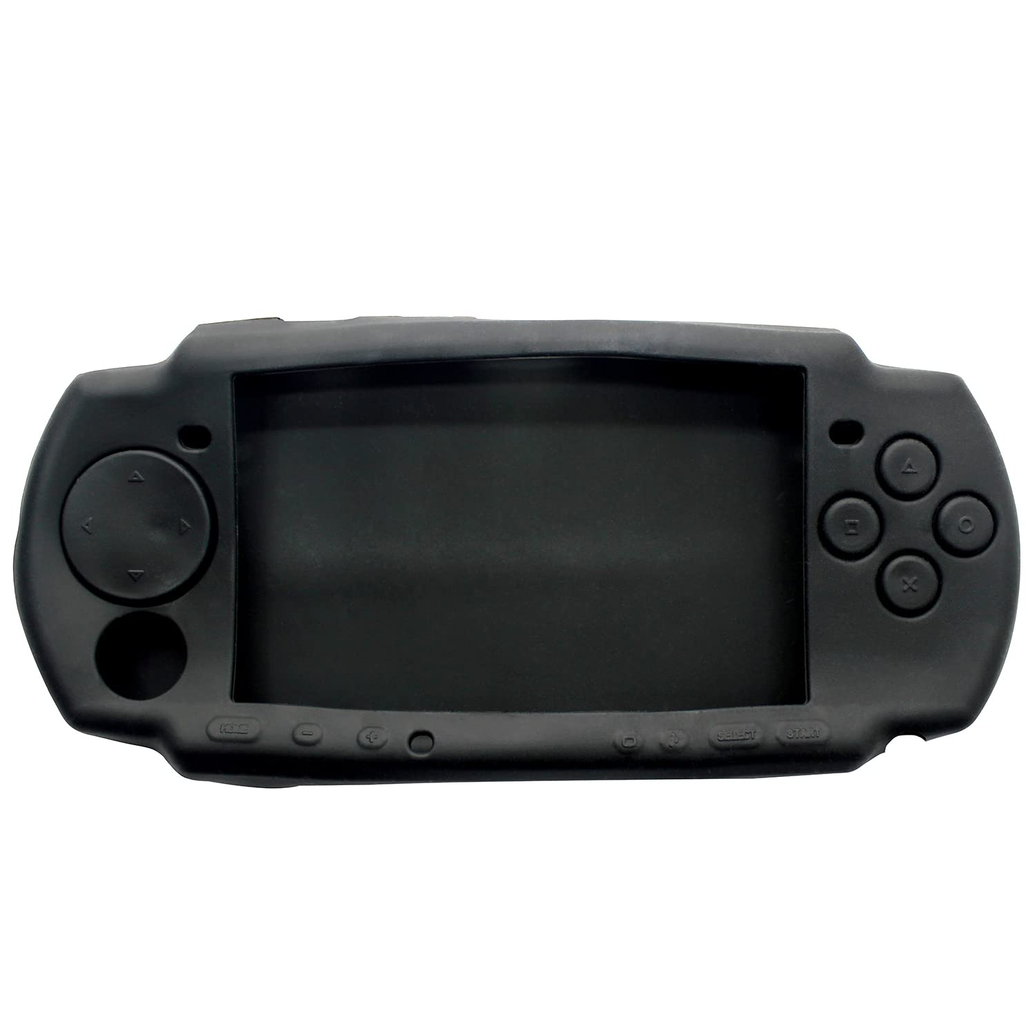 OSTENT Soft Protector Silicon Travel Carry Case Skin Cover Pouch Sleeve for Sony PSP 2000/3000 Color Black