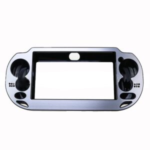 ostent colorful aluminum metal skin protective cover case for sony ps vita 1000 psv1000 console color silver