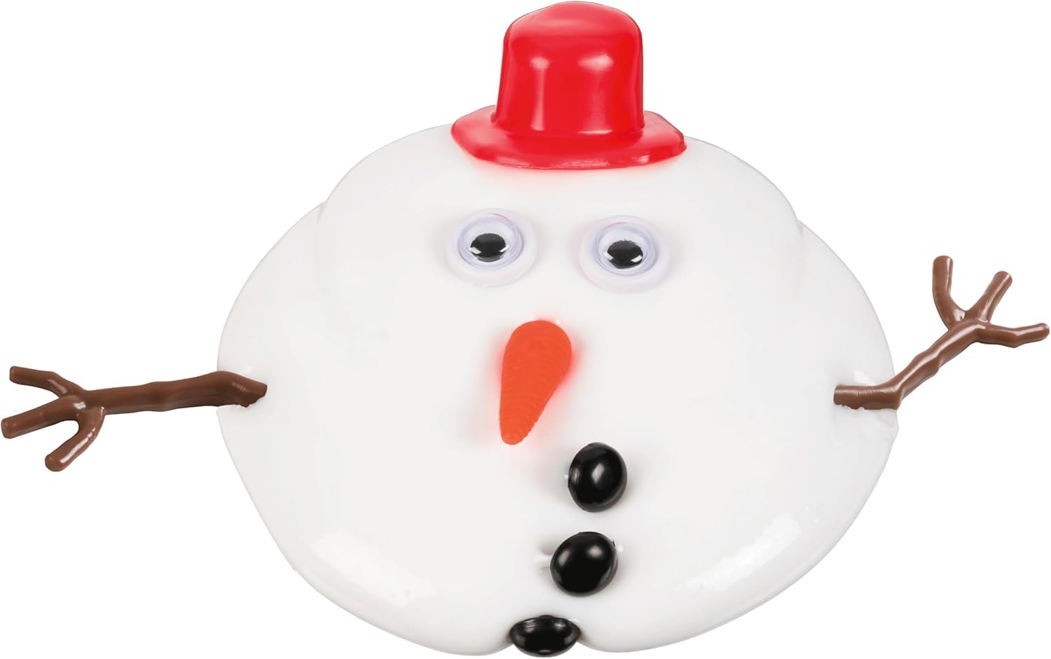 Toysmith Melting Snowman – Reusable Putty Slime Kit with Snowman Accessories – Build, Melt & Rebuild Fun – Desk Toy & Holiday Gift for Kids – Christmas Stocking Stuffer – Ages 5+