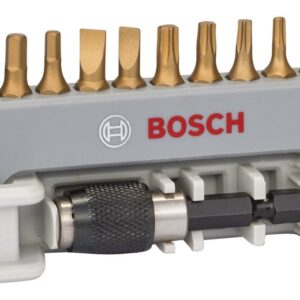 Bosch 2608522128 Screwdriver Bit Set "Max Grip" with Quick Change Holder 12 Pcs