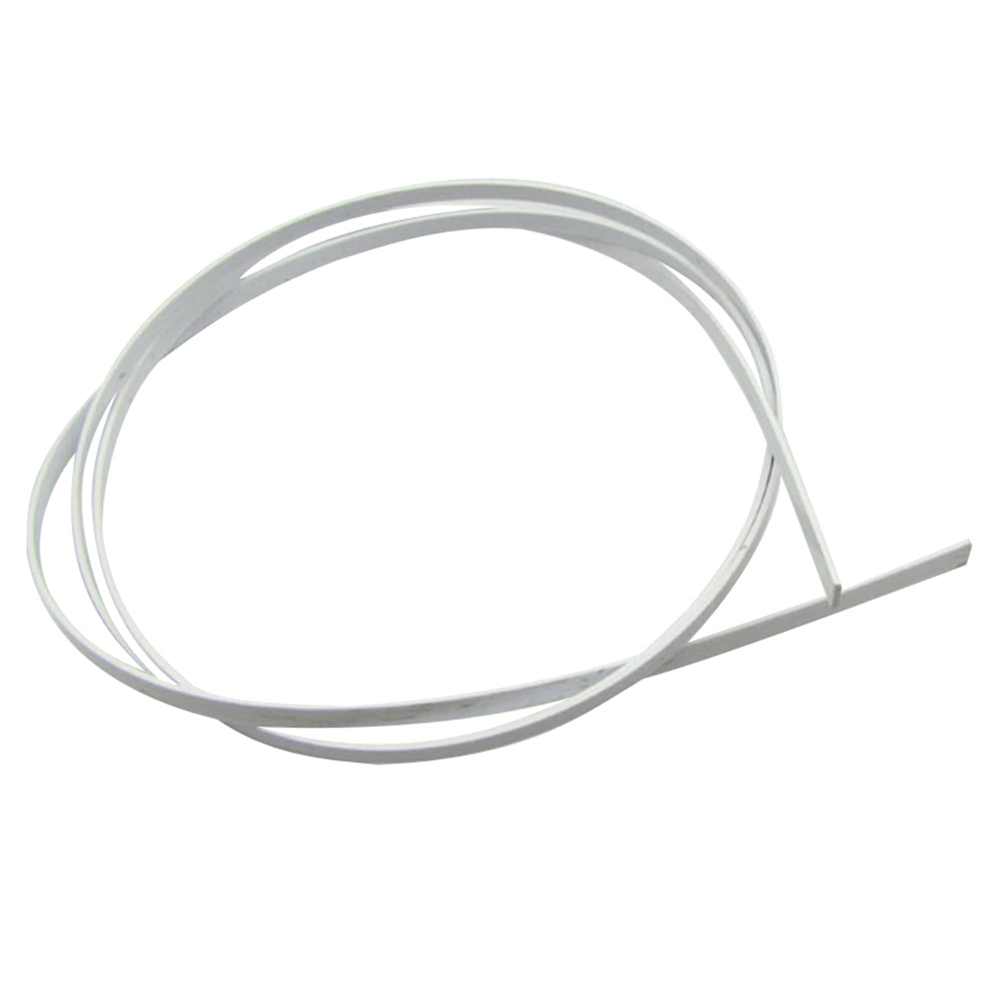 Musiclily 1650mm Plastic Acoustic Guitar Binding Purfling Strip for Acoustic Classical Guitar, White