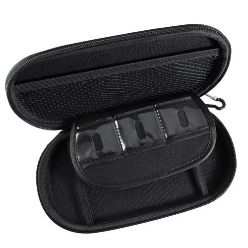 OSTENT Protect Hard Travel Carry Guard Shell Case Cover Bag Pouch for Sony PS Vita PSV Color Black