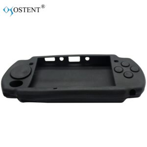 OSTENT Soft Protector Silicon Travel Carry Case Skin Cover Pouch Sleeve for Sony PSP 2000/3000 Color Black