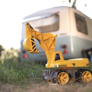 BIG Power Worker Maxi Digger Excavator Vehicle , Yellow