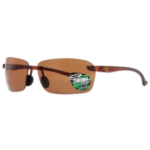 smith optics trailblazer premium lifestyle polarized active sunglasses - dark brown/brown / 67-13-130