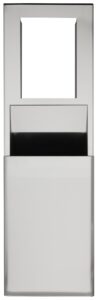 georgia pacific gp 59491 elegant enmotion commercial grade recessed wall unit with 12 gallon trash bin, ada compliant, for 16 inch studs on center