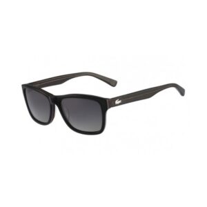 lacoste rectangular sunglasses l683sp 001 black/gray 55mm