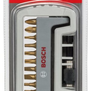 Bosch 2608522128 Screwdriver Bit Set "Max Grip" with Quick Change Holder 12 Pcs