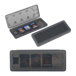 OSTENT 10 in 1 Game Memory Card Holder Case Storage Box for Sony PSV PS Vita Color Black