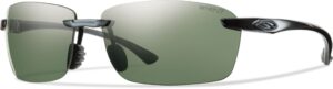 smith optics trailblazer premium polarized active sunglasses - black