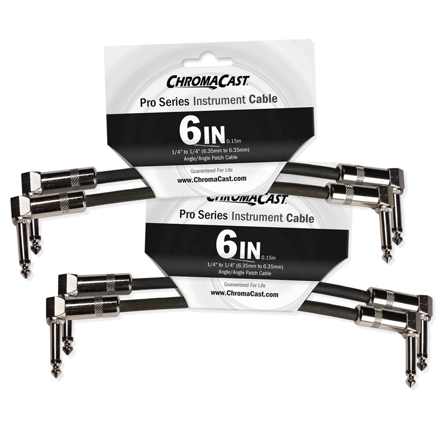 ChromaCast Pro Series Cables CC-PSCBLAA-05-4PK 6-Inch Pro Series Patch Cable 4-Pack