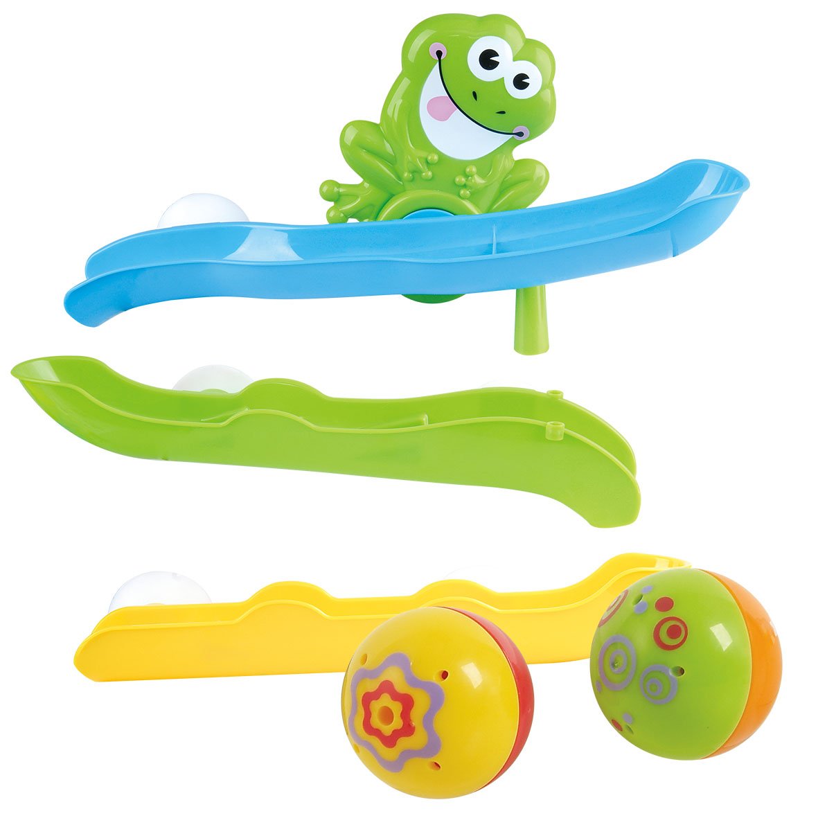 PlayGo Froggy Pond Tumber with Bath Wall Suction Slides & Water Skiing & Squirting Frog (1937)