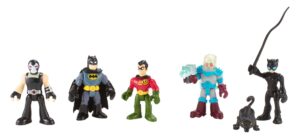 fisher-price imaginext dc super friends, batman heroes & villains pack