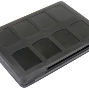 OSTENT 18 in 1 Game Memory Card Holder Case Storage Box for Sony PS Vita PSV Color Black