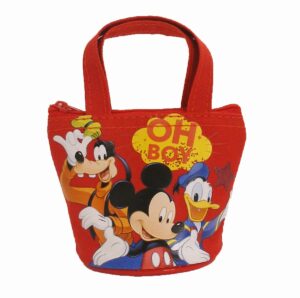 officially licensed disney mini handbag style coin purse - goofy, mickey, and donald