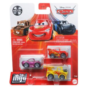 disney cars mini racers undercover 3-pack