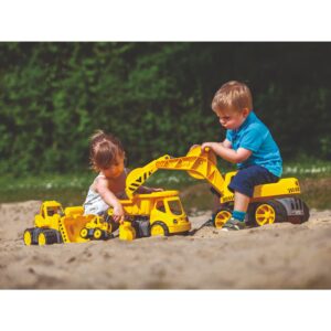 BIG Power Worker Maxi Digger Excavator Vehicle , Yellow