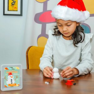 Toysmith Melting Snowman – Reusable Putty Slime Kit with Snowman Accessories – Build, Melt & Rebuild Fun – Desk Toy & Holiday Gift for Kids – Christmas Stocking Stuffer – Ages 5+