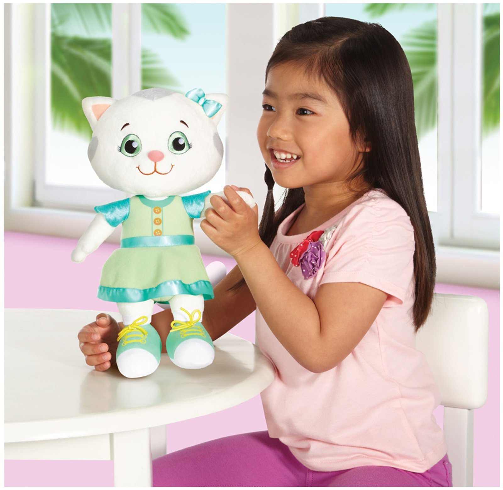 Daniel Tiger's Neighborhood Friend Katerina Kittycat Plush, 12 inches