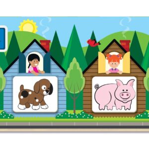 Melissa & Doug Picture Window Sound Sorting Wooden Activity Play Set