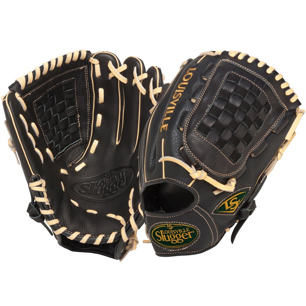 Louisville Slugger 12-Inch FG Dynasty Baseball Infielders Gloves, Black, Left Hand Throw