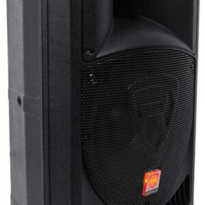 Pair Rockville Power Gig RPG8 8" Powered Active 800 Watt 2-Way DJ PA Speakers