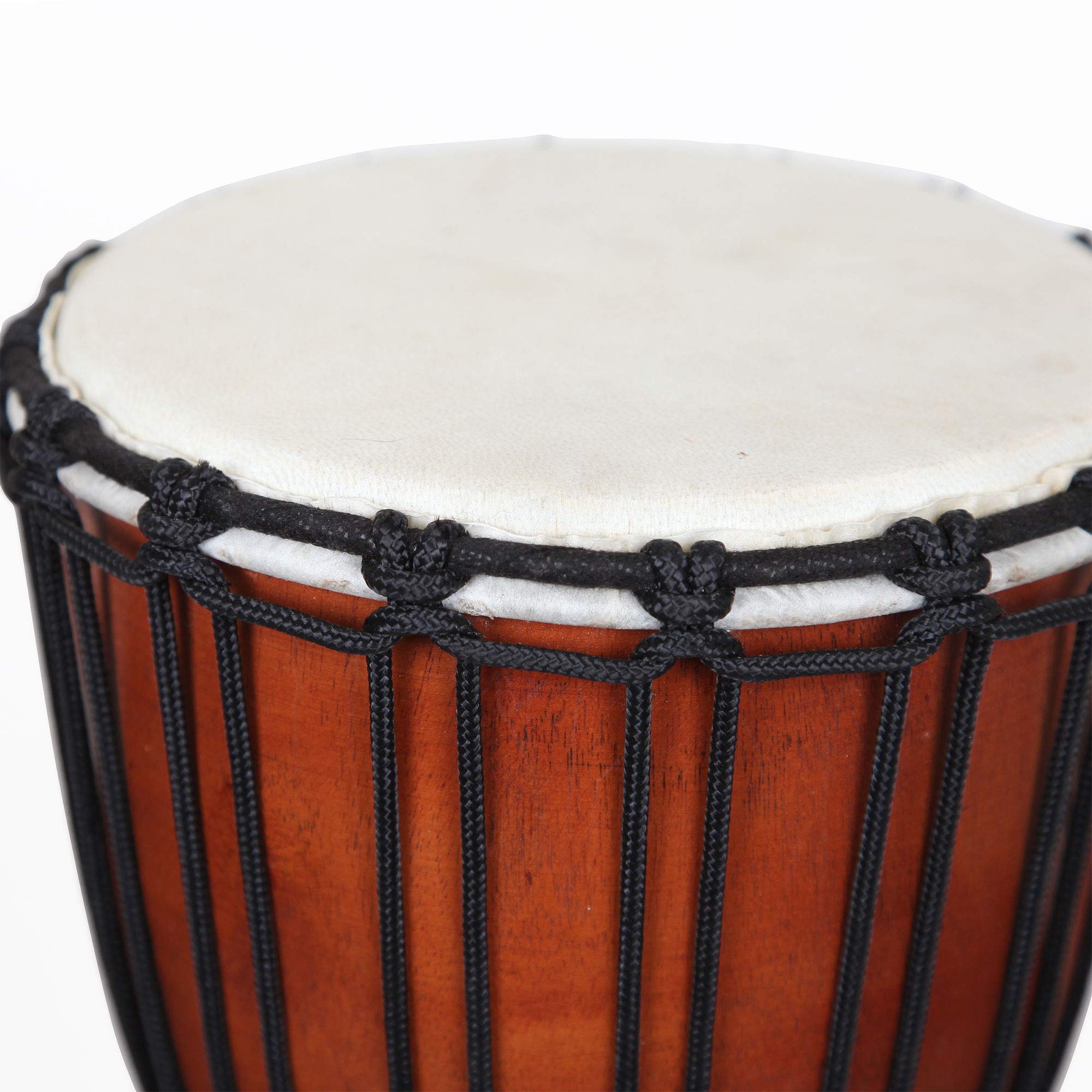 X8 Drums Djembe African Hand Drum, inch (X8-DJ-GRV-BKP)