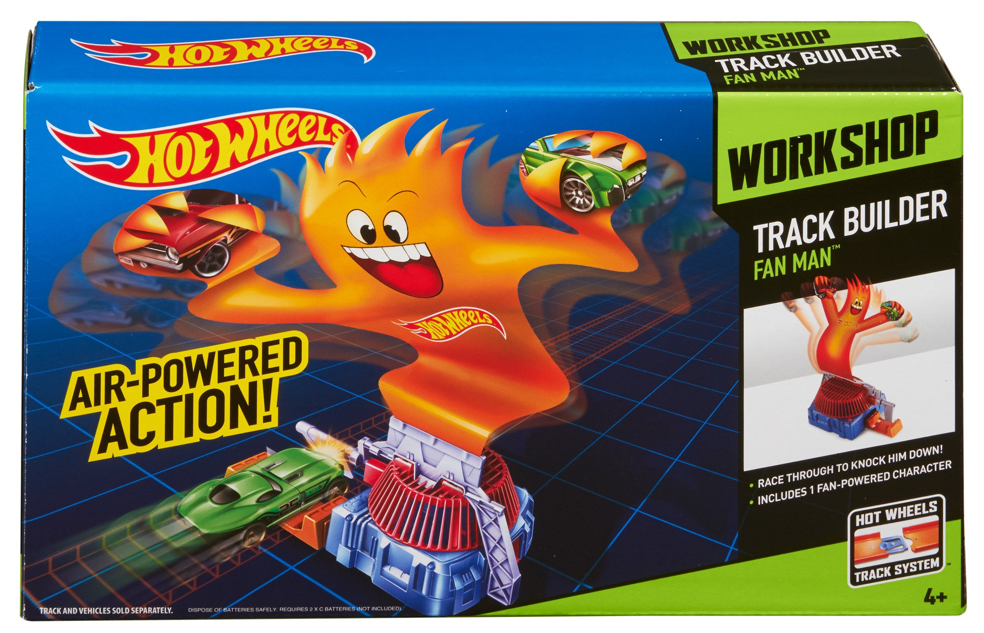 Hot Wheels Track Builder Fan Man Accessory