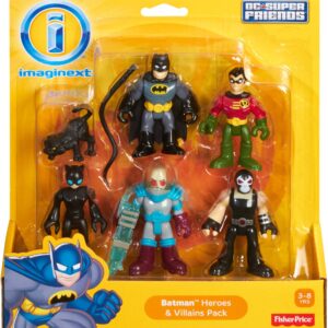 Fisher-Price Imaginext DC Super Friends, Batman Heroes & Villains Pack