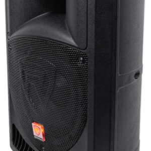 Pair Rockville Power Gig RPG8 8" Powered Active 800 Watt 2-Way DJ PA Speakers