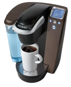 keurig platinum single serve brewer for keurig k-cups kub70-mocca