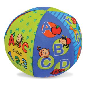 melissa & doug k's kids 2-in-1 talking ball educational toy - abcs and counting 1-10