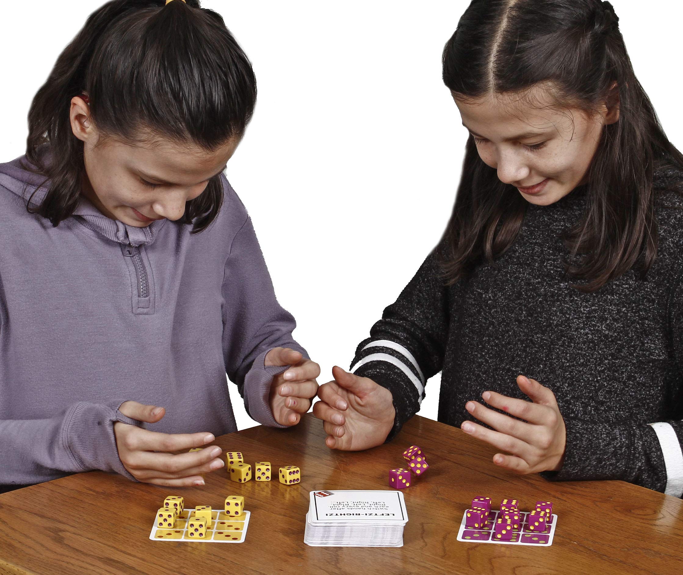 TENZI Dice Party Game Bundle with 77 Ways to Play A Fun, Fast Frenzy for The Whole Family - 4 Sets of 10 Colored Dice with Storage Tube - Colors May Vary