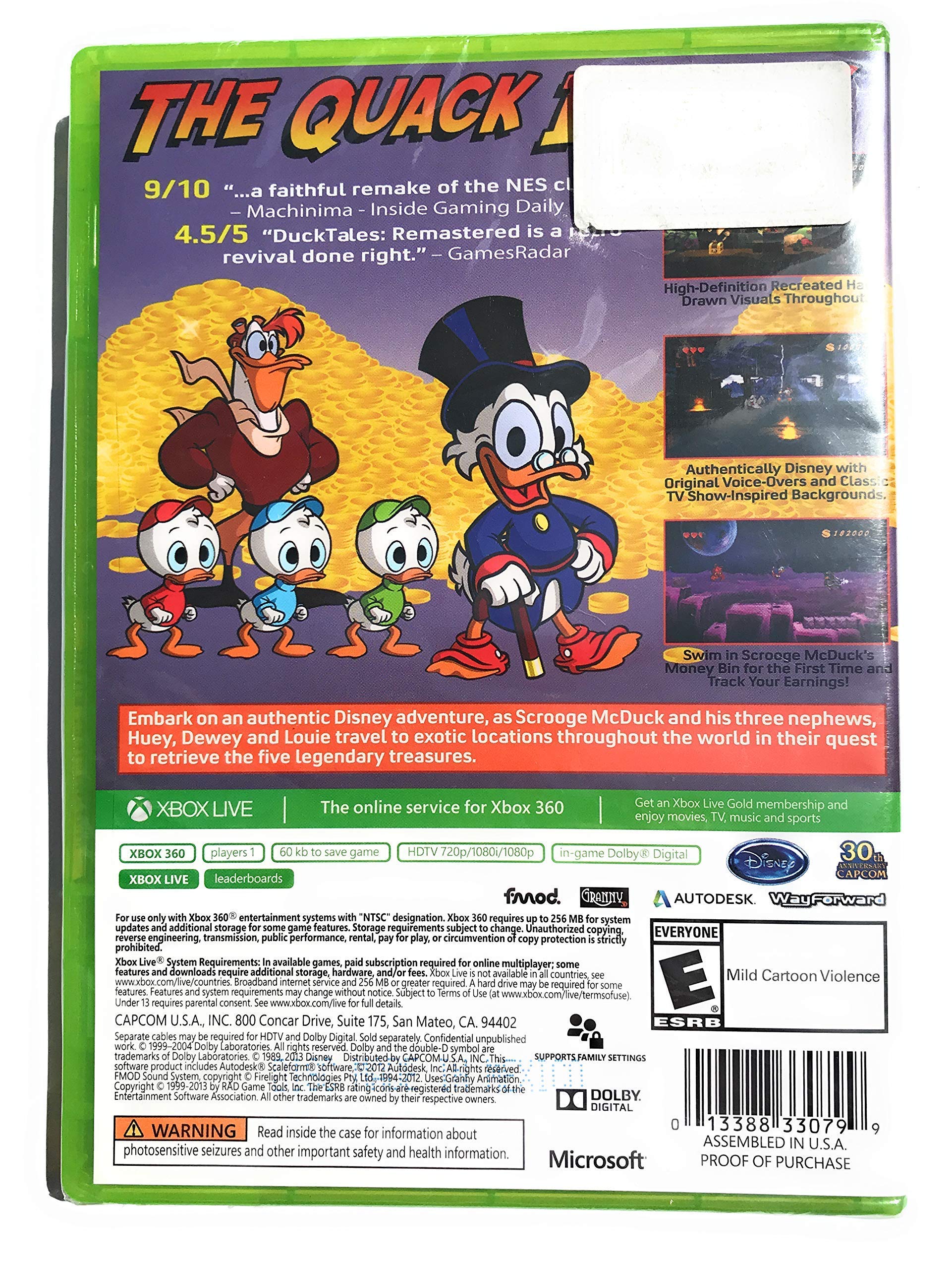 DuckTales - Remastered 360 - Xbox 360