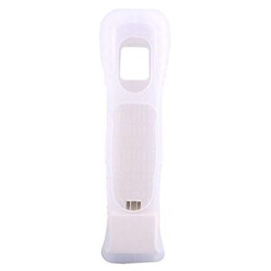 OSTENT Motionplus Motion Plus + Silicone Case for Nintendo Wii Remote Controller Game Color White