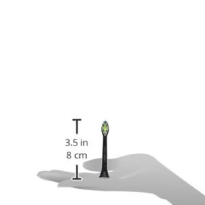 Philips Sonicare Genuine DiamondClean Replacement Brush Heads, Black, 2 Pack, HX6062/94