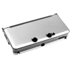 ostent anti-shock hard aluminum metal box cover case shell for nintendo 3ds console color silver