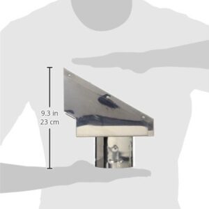 M&G DuraVent 3PVL-HSCR 3" Pellet Vent Horizontal Cap