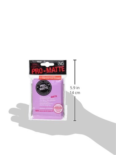 Ultra Pro 50ct Pro-Matte Pink Standard Deck Protectors