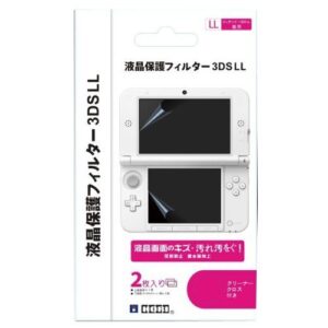 OSTENT Top+Bottom Clear Screen Protector LCD Film Guard Skin for Nintendo 3DS LL/XL Pack of 3