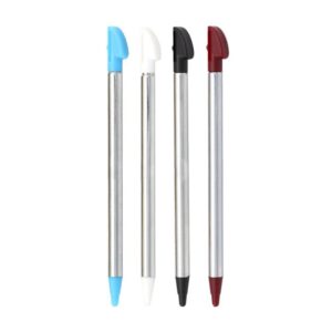 ostent adjustable metal game touch stylus pen for nintendo 3dsll/xl console pack of 4