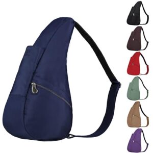 ameribag classic healthy back bag tote microfiber small (navy)