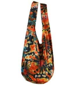 benthai products btp! tie dye sling crossbody shoulder bag purse hippie boho triple firework vb2