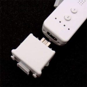 OSTENT Motionplus Motion Plus + Silicone Case for Nintendo Wii Remote Controller Game Color White