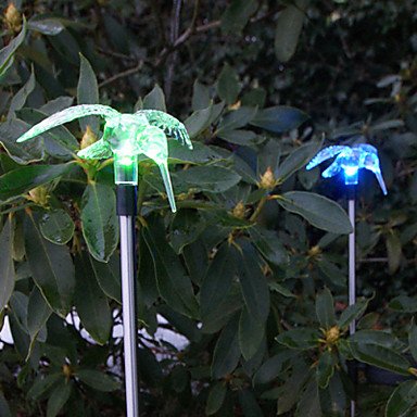 Solar Color Changing Hummingbird Style Garden Stake Light