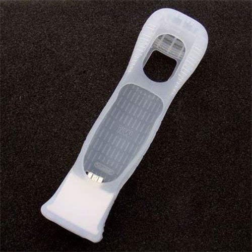 OSTENT Motionplus Motion Plus + Silicone Case for Nintendo Wii Remote Controller Game Color White