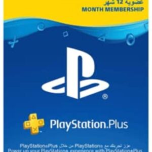 12 Month PlayStation Plus Psn Membership Card (New) 1 Year