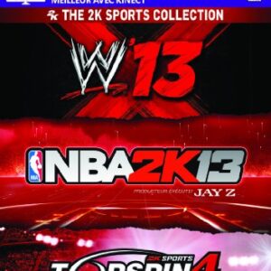 NBA 2K13 + Top Spin 4 + WWE 13 - Xbox 360 [video game]