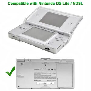 OSTENT Hard Crystal Case Clear Skin Cover Shell for Nintendo DSL NDS Lite NDSL